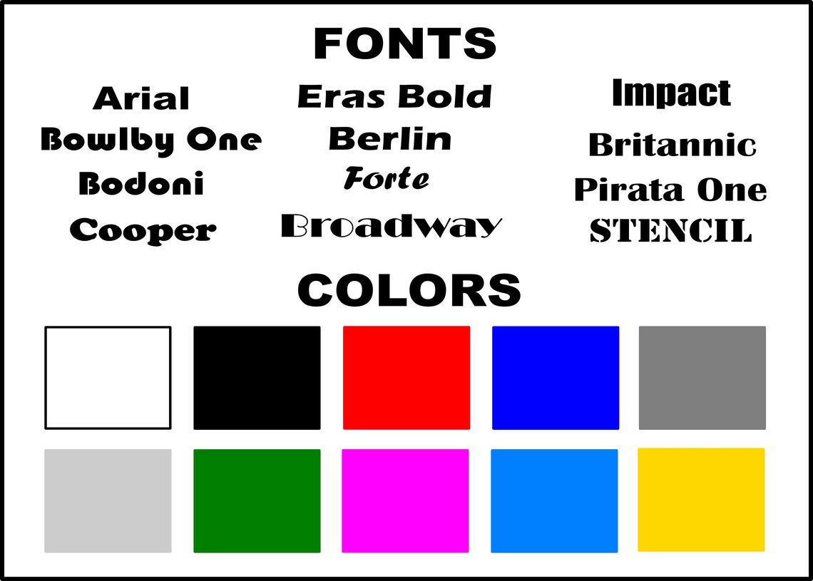 2 Custom US DOT Truck Decals - Lettering, Logos, MC Number ...