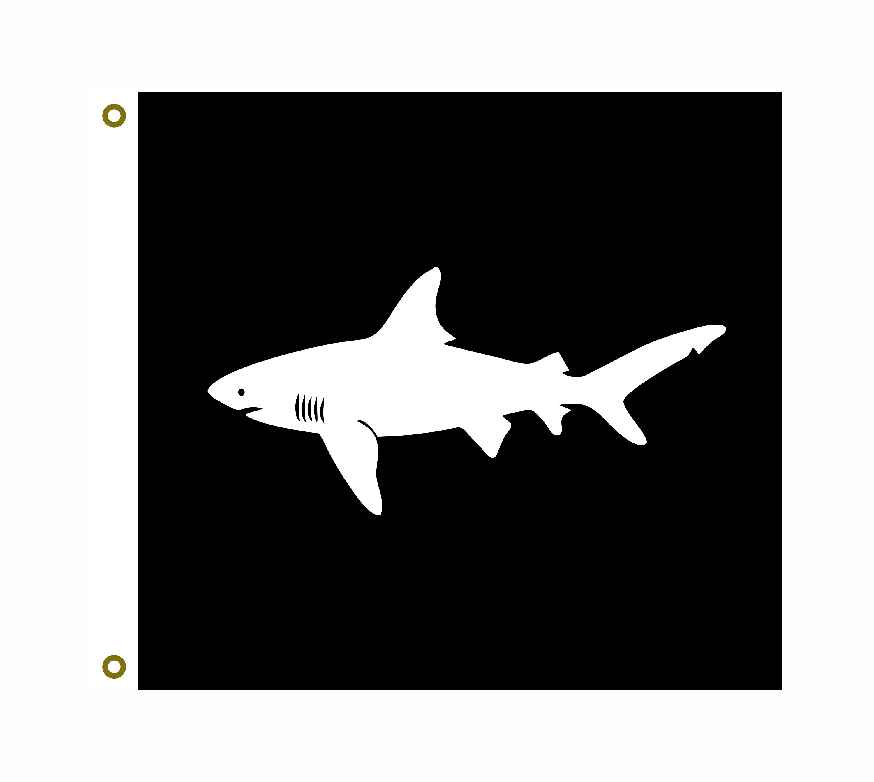 Custom Printed Fish and Shark Flags Available in 2 Sizes - Etsy