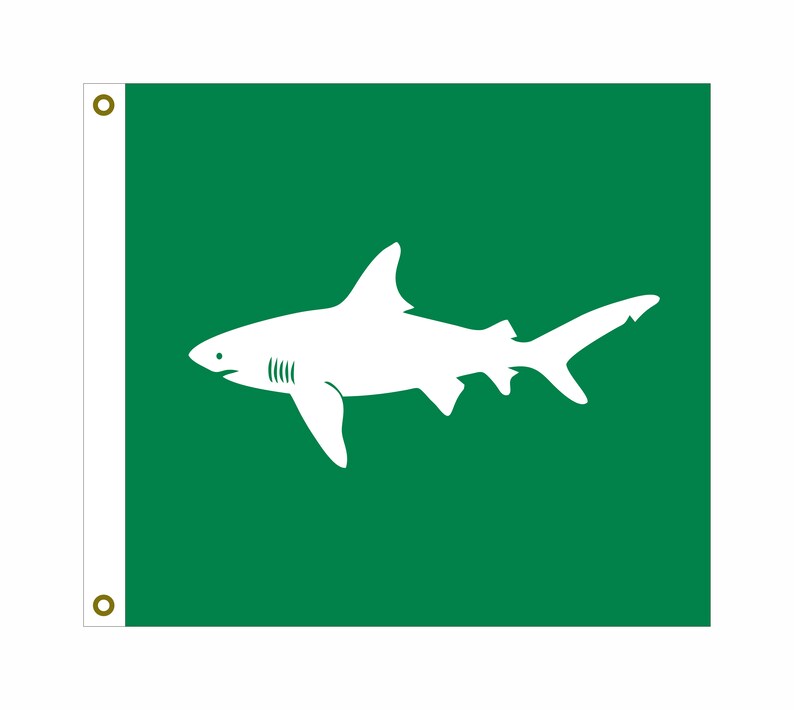 Custom Printed Fish and Shark Flags Available in 2 Sizes - Etsy