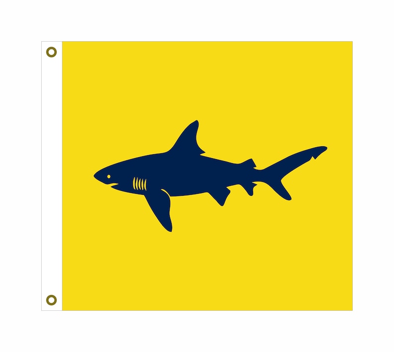 Custom Printed Fish and Shark Flags Available in 2 Sizes - Etsy