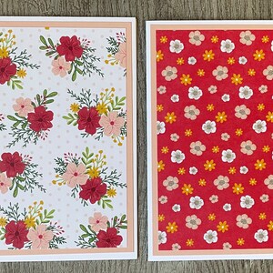 Notecards With Envelopes Tea Boutique Designer Series Paper - Etsy