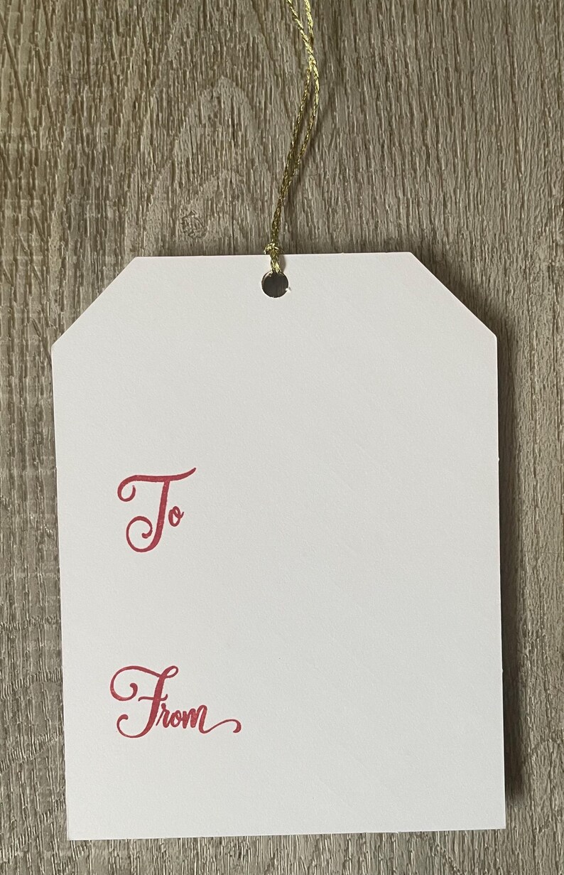 Handmade Christmas Gift Tags, Set of 6, Holiday Presents - Etsy