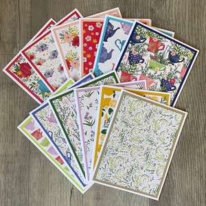 Notecards With Envelopes Tea Boutique Designer Series Paper - Etsy
