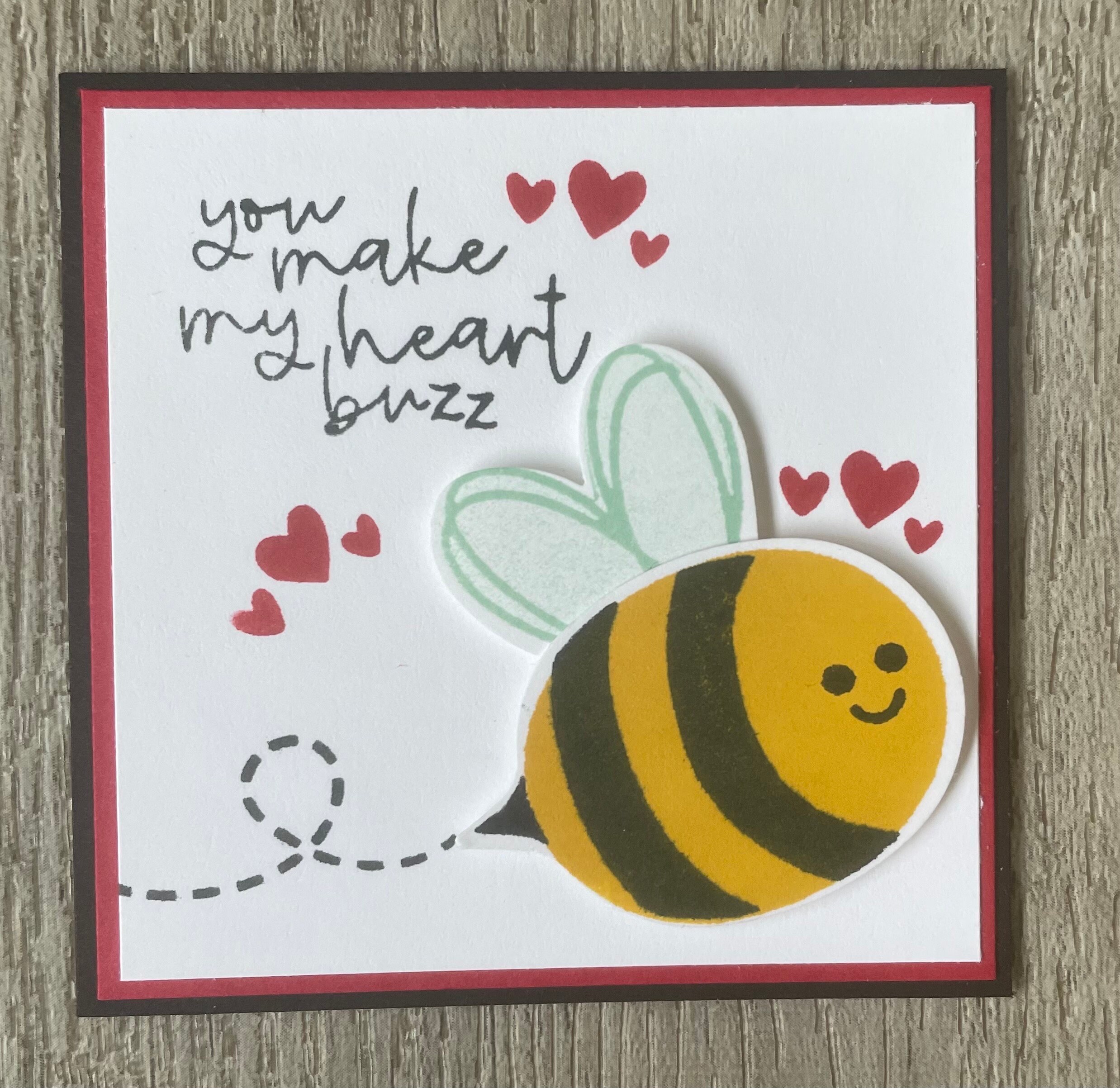 Bee Valentine's Day Cards: Kids Classroom Party Favors - Set of 6 - Etsy