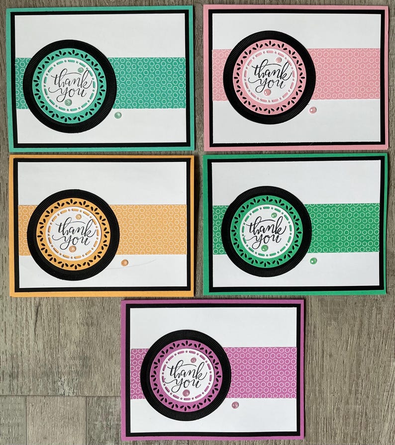 DIY Thank You Card Making Kit: Handmade Craft Project - Etsy