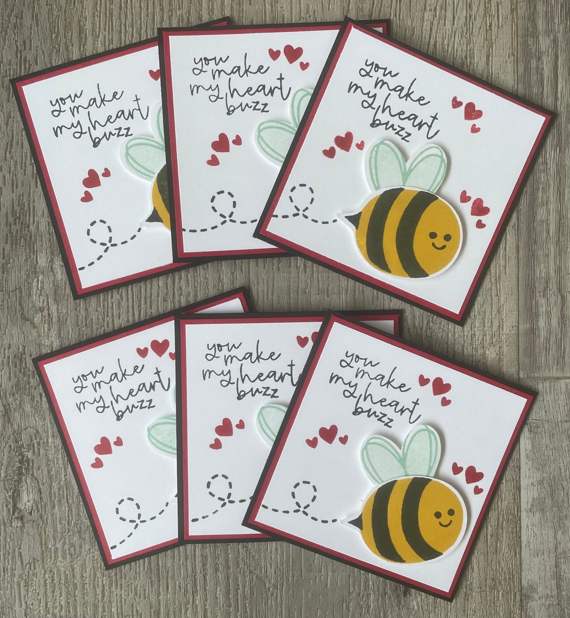Kids Valentines Cards Classroom Cards School Party Cards Mini Cards Bee ...