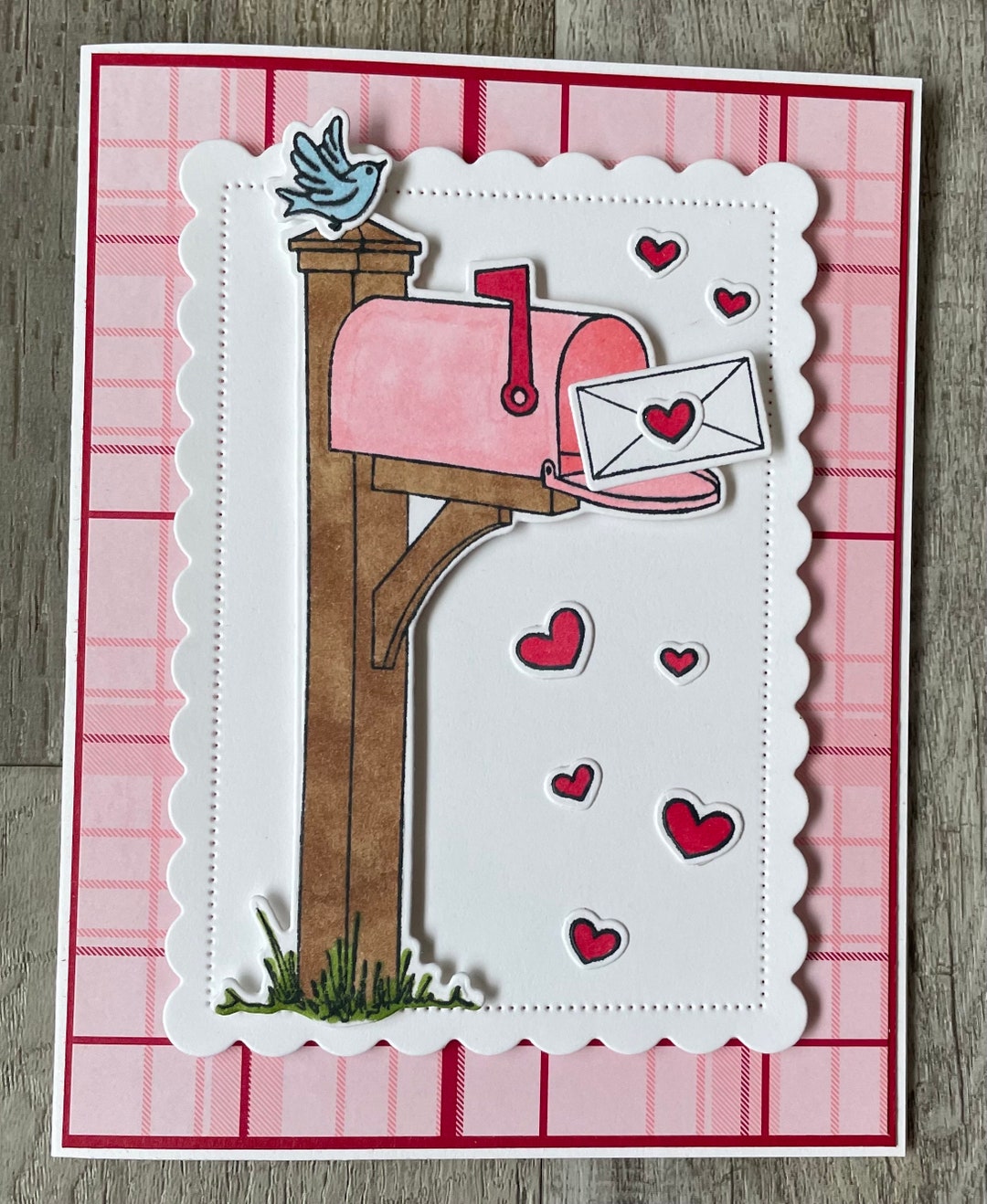 Valentine's Day Card, Stampin Up Card, Sending Love Card, Handmade Card ...