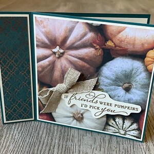 Handmade Friendship Card: Pumpkin Fall Card - Stampin' Up! Design - Etsy