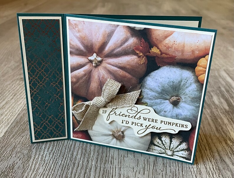 Handmade Friendship Card: Pumpkin Fall Card - Stampin' Up! Design - Etsy