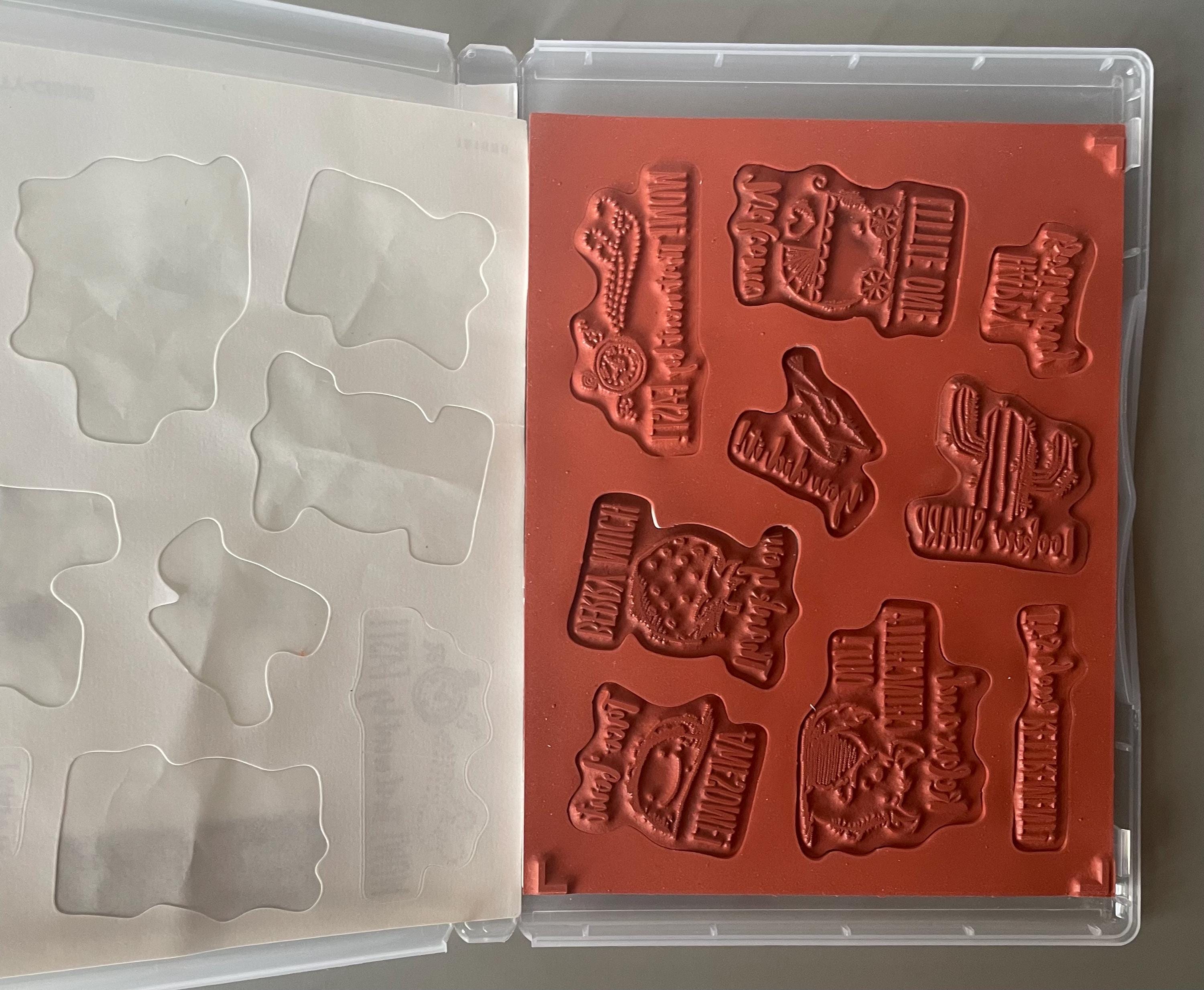 Stampin' Up Witty-cisms Cling Stamp Set Red Rubber Stamps Gently Used ...