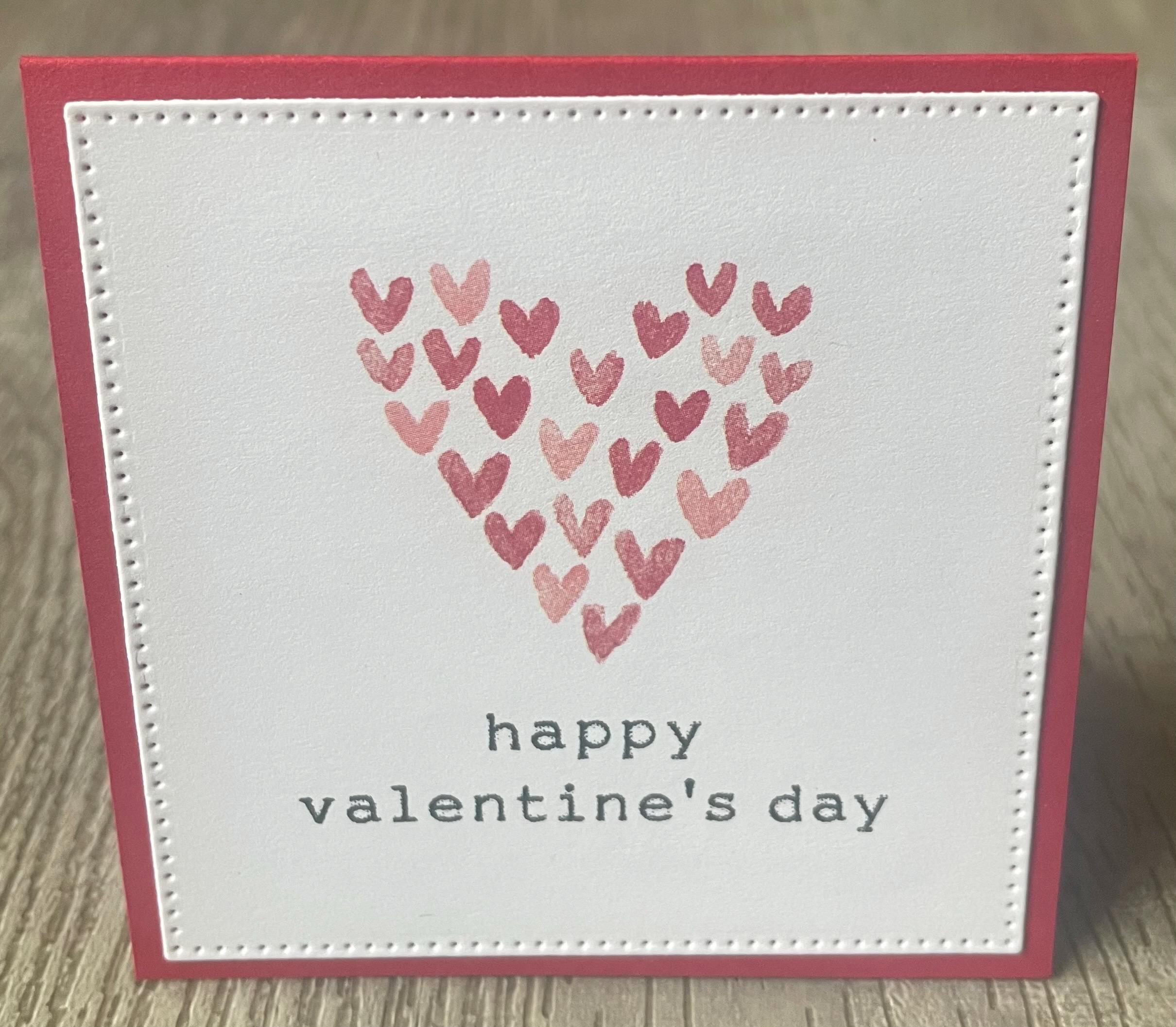 Valentine's Day, Stampin' Up! Love Notes, Mini Notecards, 3" X 3 ...
