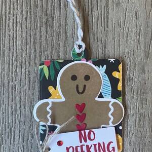Christmas Gift Tags, Xmas Gift Tags, Holiday Gift Tags, Gingerbread Man ...