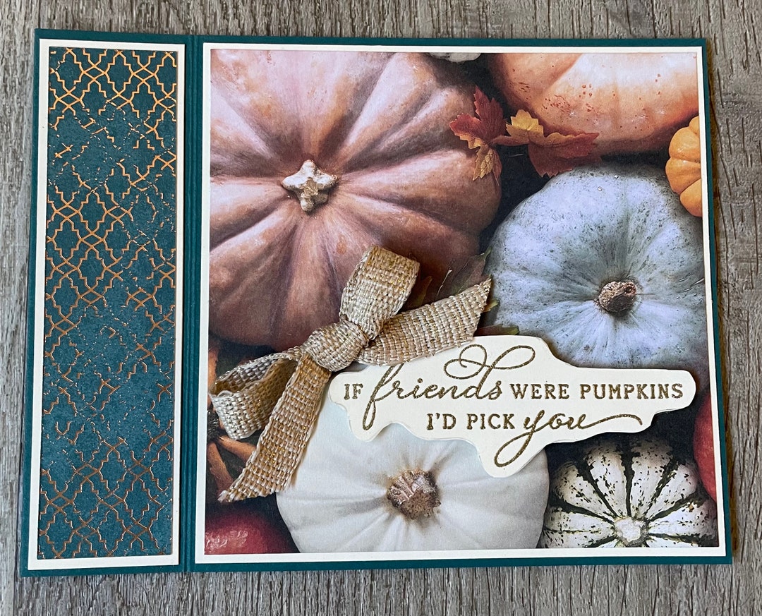 Handmade Friendship Card: Pumpkin Fall Card - Stampin' Up! Design - Etsy