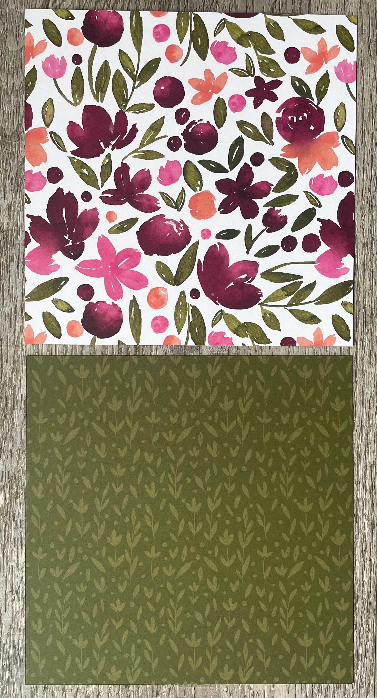 Stampin' Up! Retired Paper Sampler, Awash in Beauty Designer Series ...