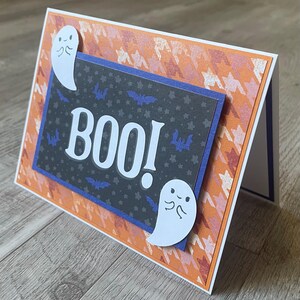 Halloween Card-boo!- Ghost- Handmade Card-greeting Card - Etsy