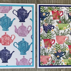 Notecards With Envelopes Tea Boutique Designer Series Paper - Etsy