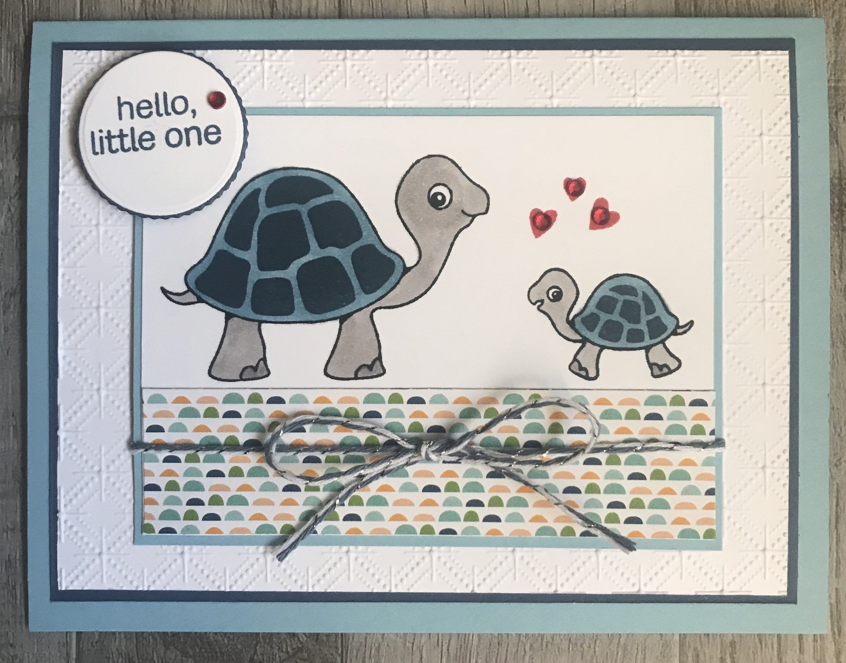 Turtles Baby Shower Cards