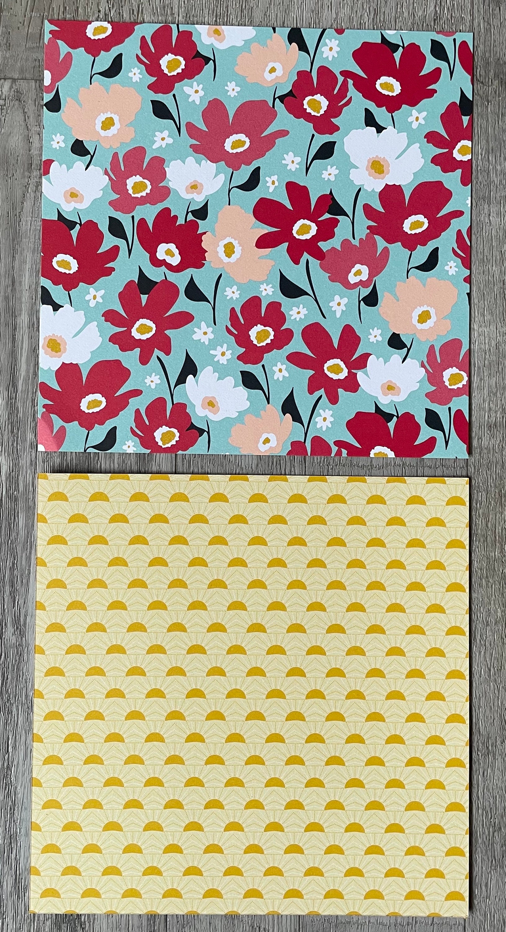 Stampin Up! Retired Paper Sampler, Sunny Days Designer Series Paper, 6 ...