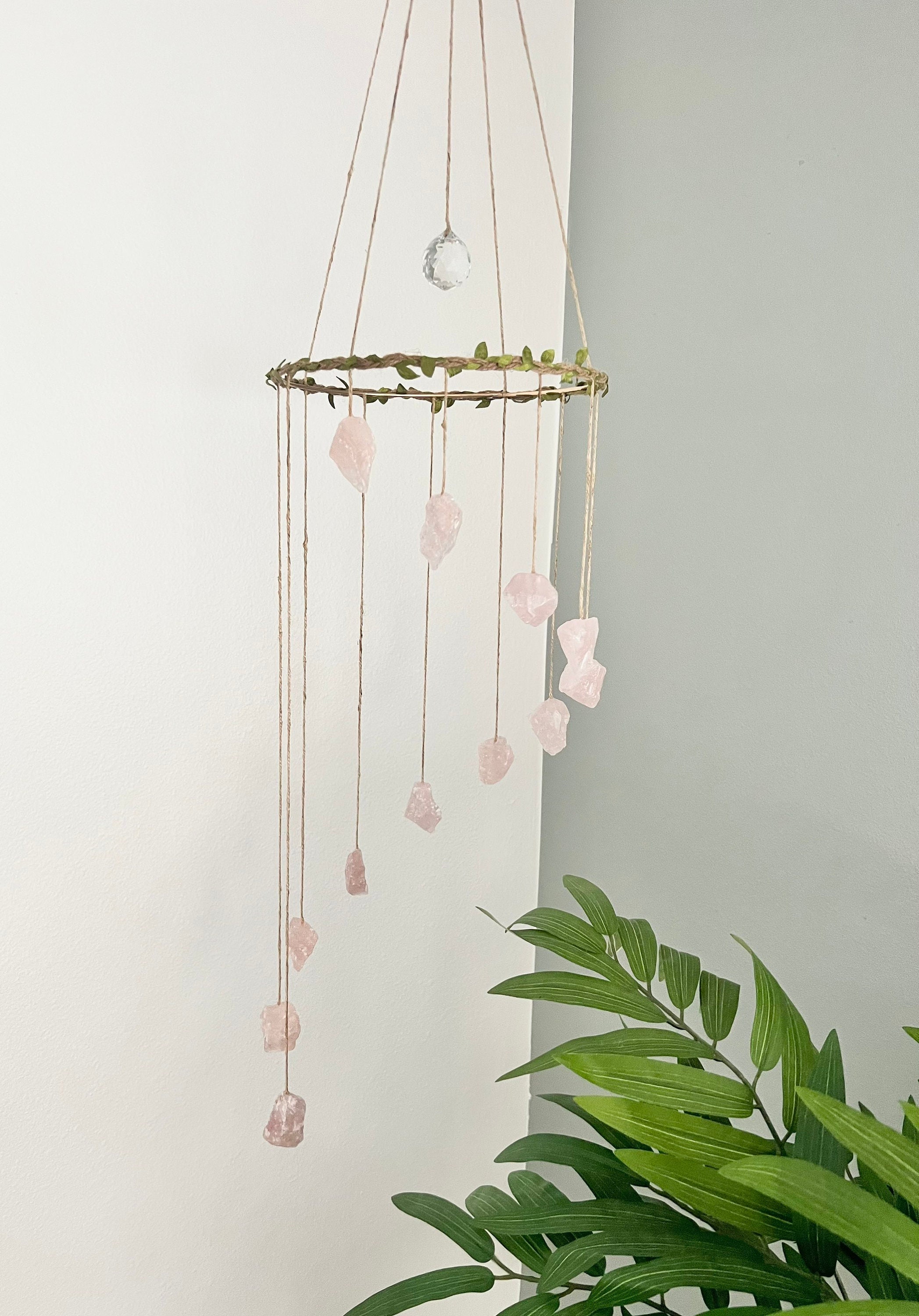 The Rustic Princess Crystal Mobile Natural Crystals - Etsy