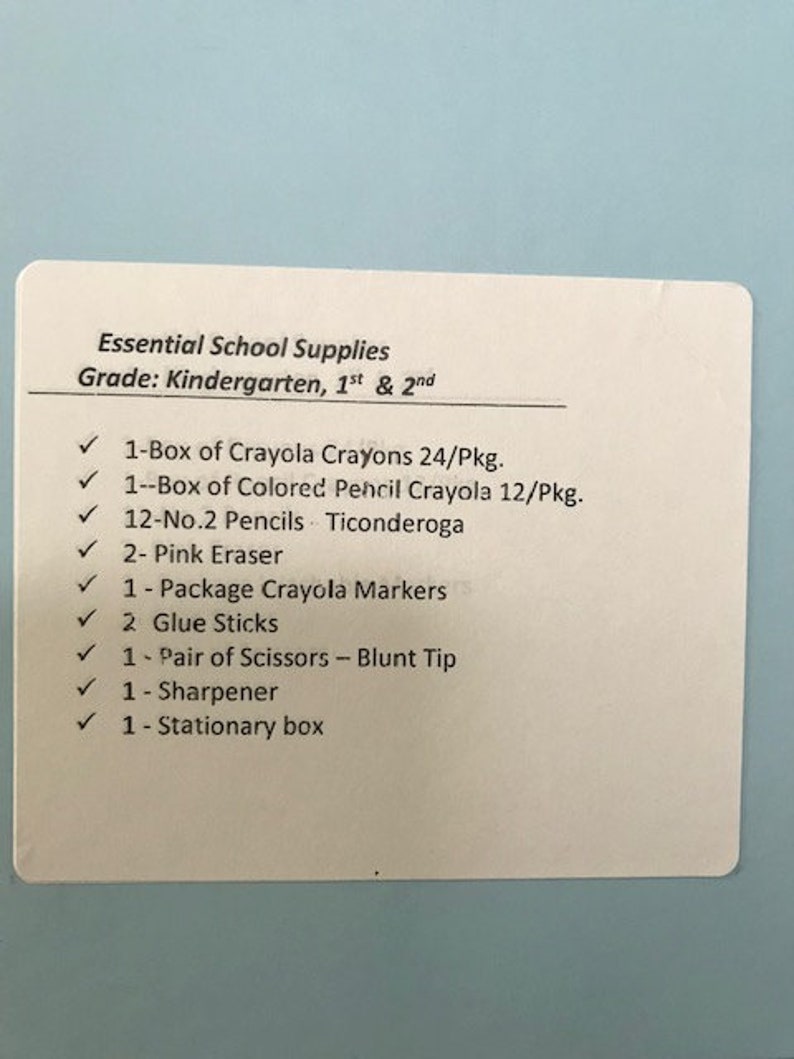 School Supplies Stationary - Etsy