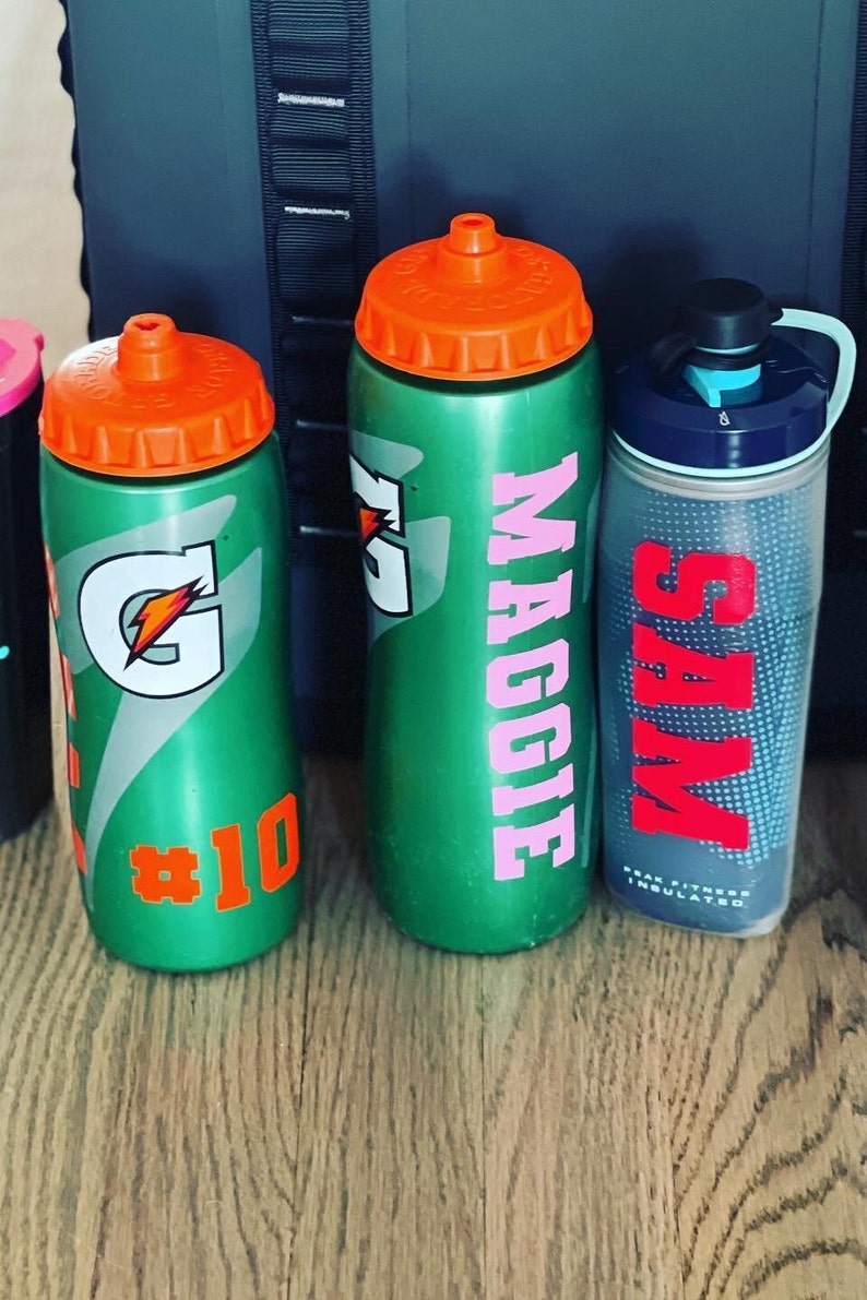 Custom Personalized NAME Label Gatorade Water Bottle Labels - Etsy