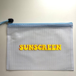 Custom Shadow Monogram, Water Resistant Zipper Storage Bag/pouch ...