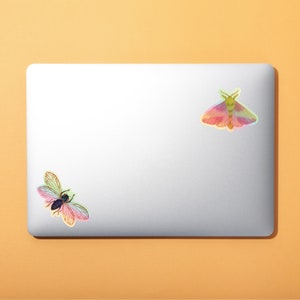 Magnificent Moth Stickers - Vinyl Holo & Multi Sticker Sheets - Etsy