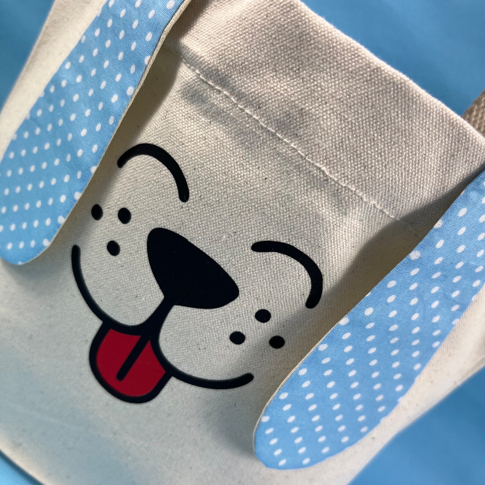 Spotty Blue Puppy Dog Ear Bag ,cute Kids Tote Bag, Mini Animal Bags - Etsy