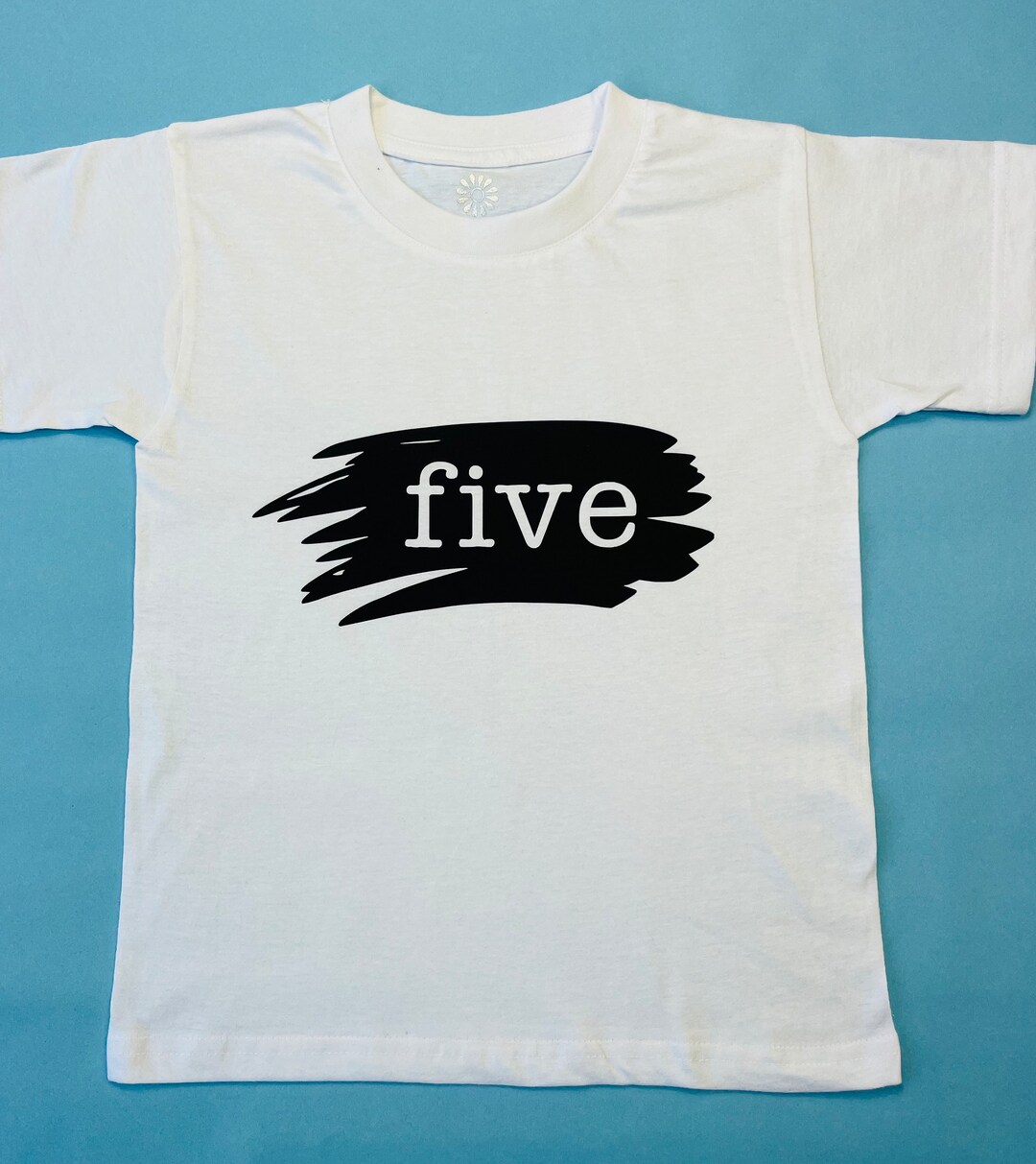 Brush Stroke Birthday Number T-shirts , Personlised Birthday T-shirt - Etsy
