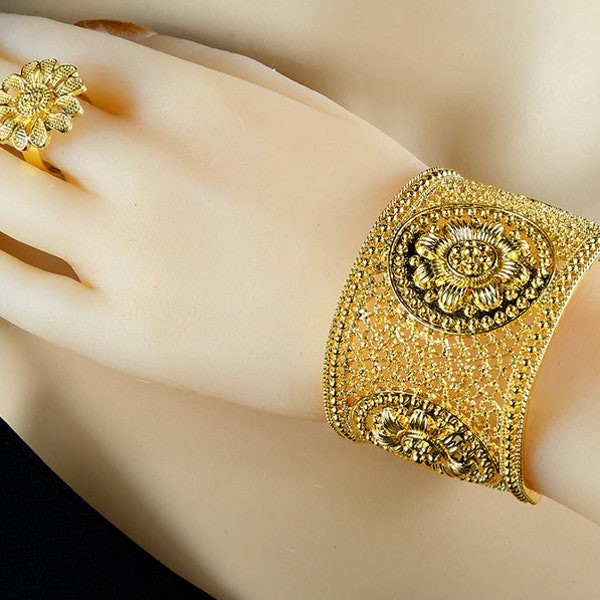 Bangle and Ring - Etsy