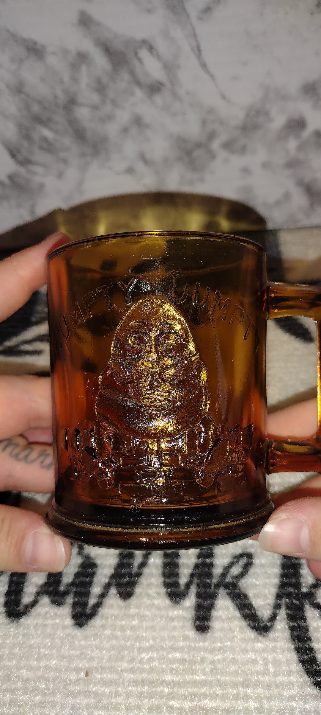 Humpty Dumpty Glass Mug - Etsy
