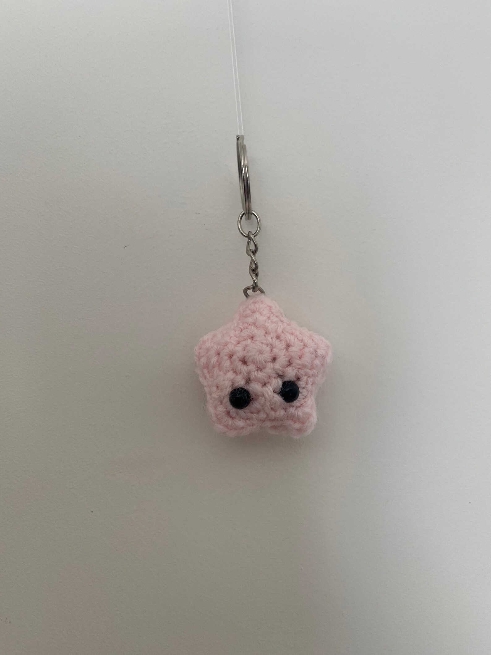 Crochet amigurumi star keyring | Etsy