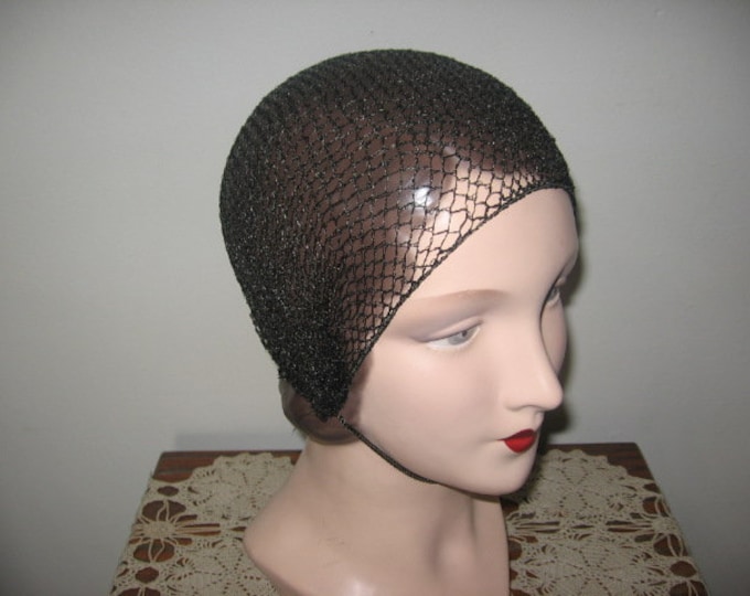 Vintage Snood / Hair Net / 1930's / Fishnet / Turban / Head Covering ...
