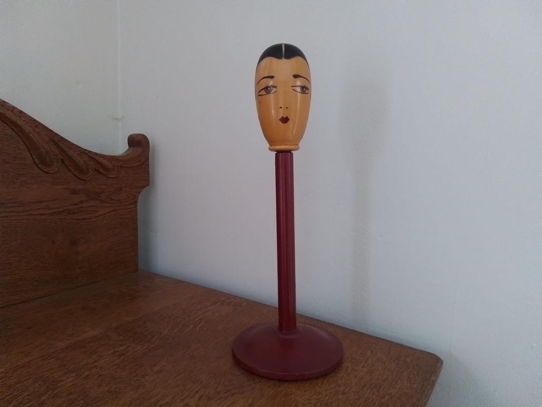 Antique Flapper Lady Hat-millinery Stand - Etsy