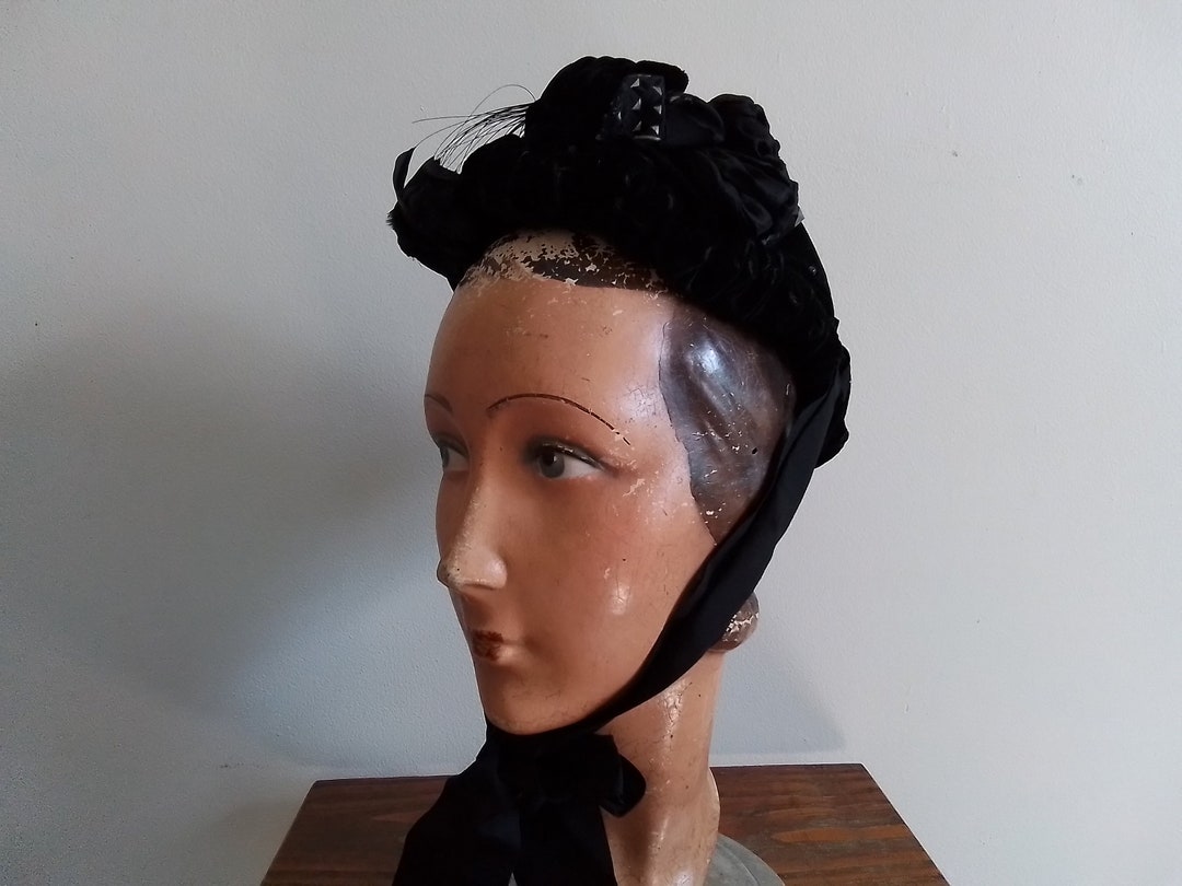 Antique Hat / Victorian / 1880's / Bonnet / Capote / Toque / Lovely Condition - Etsy