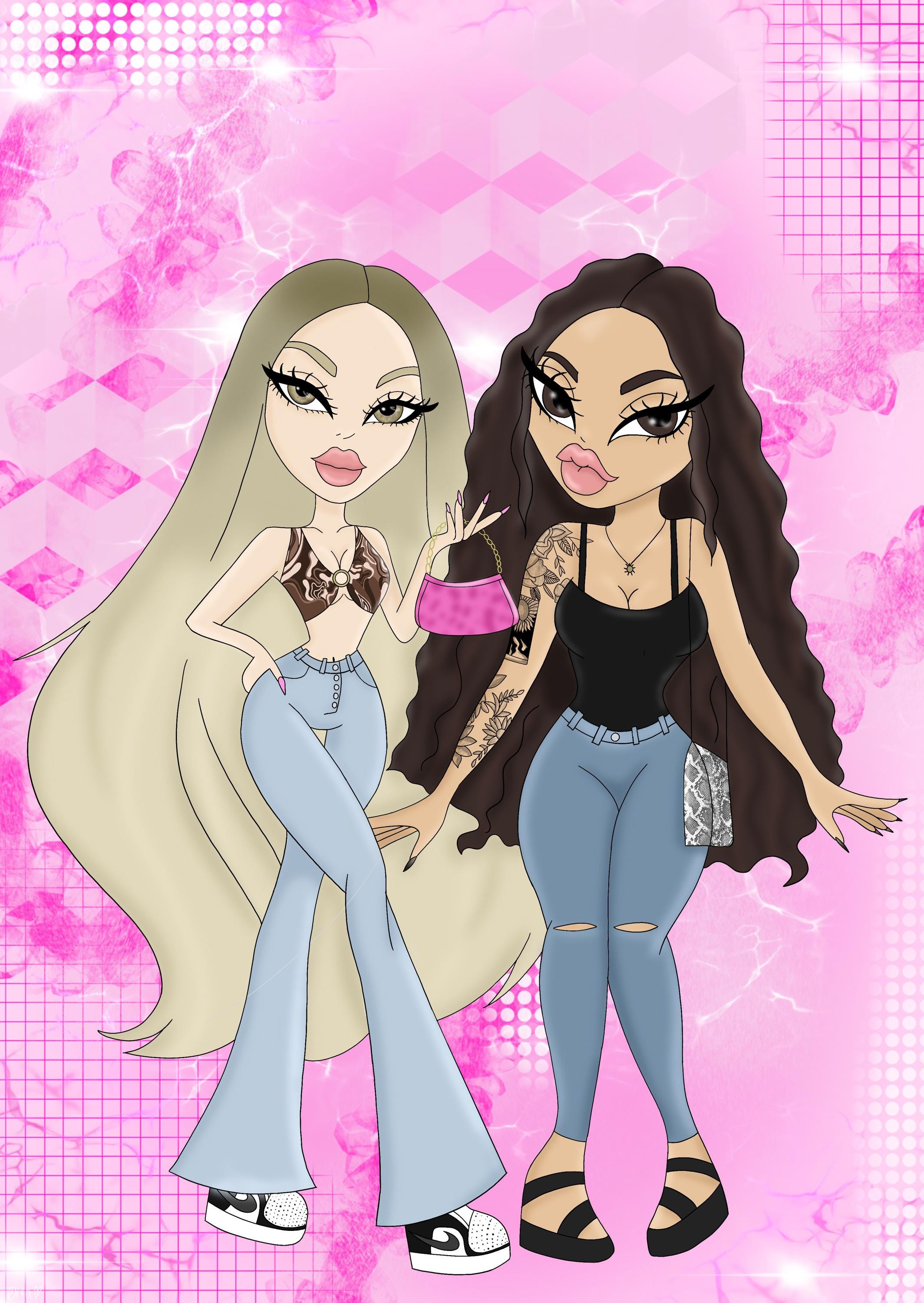 Bratz Digital Portrait - Etsy