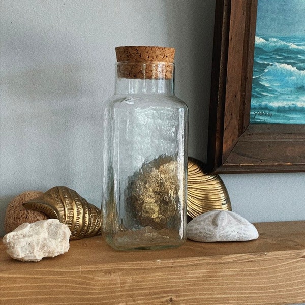 Corked Glass Bottle - Etsy