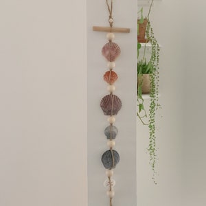 Boho Wall Art Earthy Sea Shell Driftwood Wall Hanging Long - Etsy