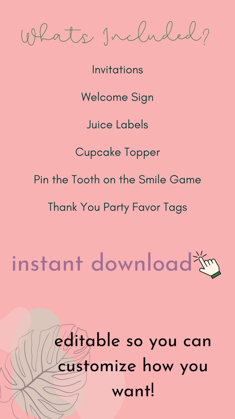 First Tooth Party Printables - First Tooth Banner - My First Tooth ...