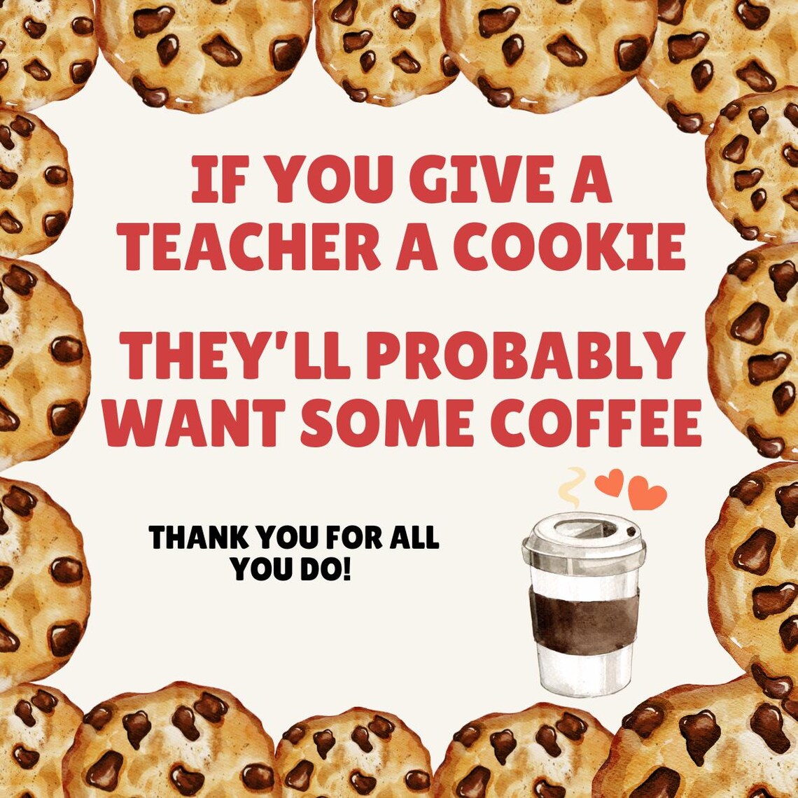 First Day of School Gift Tag, Cookie Tags, Cookie Tag Teacher, Teacher ...