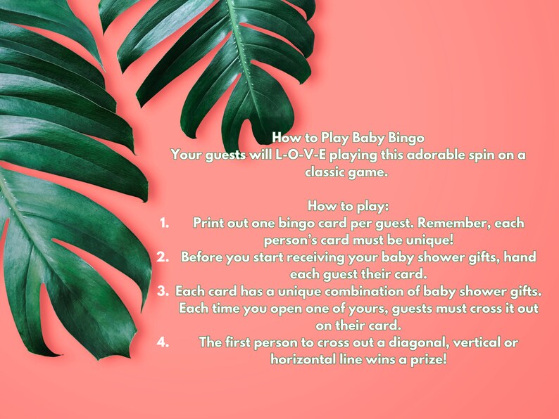 Berry Sweet Baby Shower Bingo Game - Fun and Interactive Baby Bingo ...