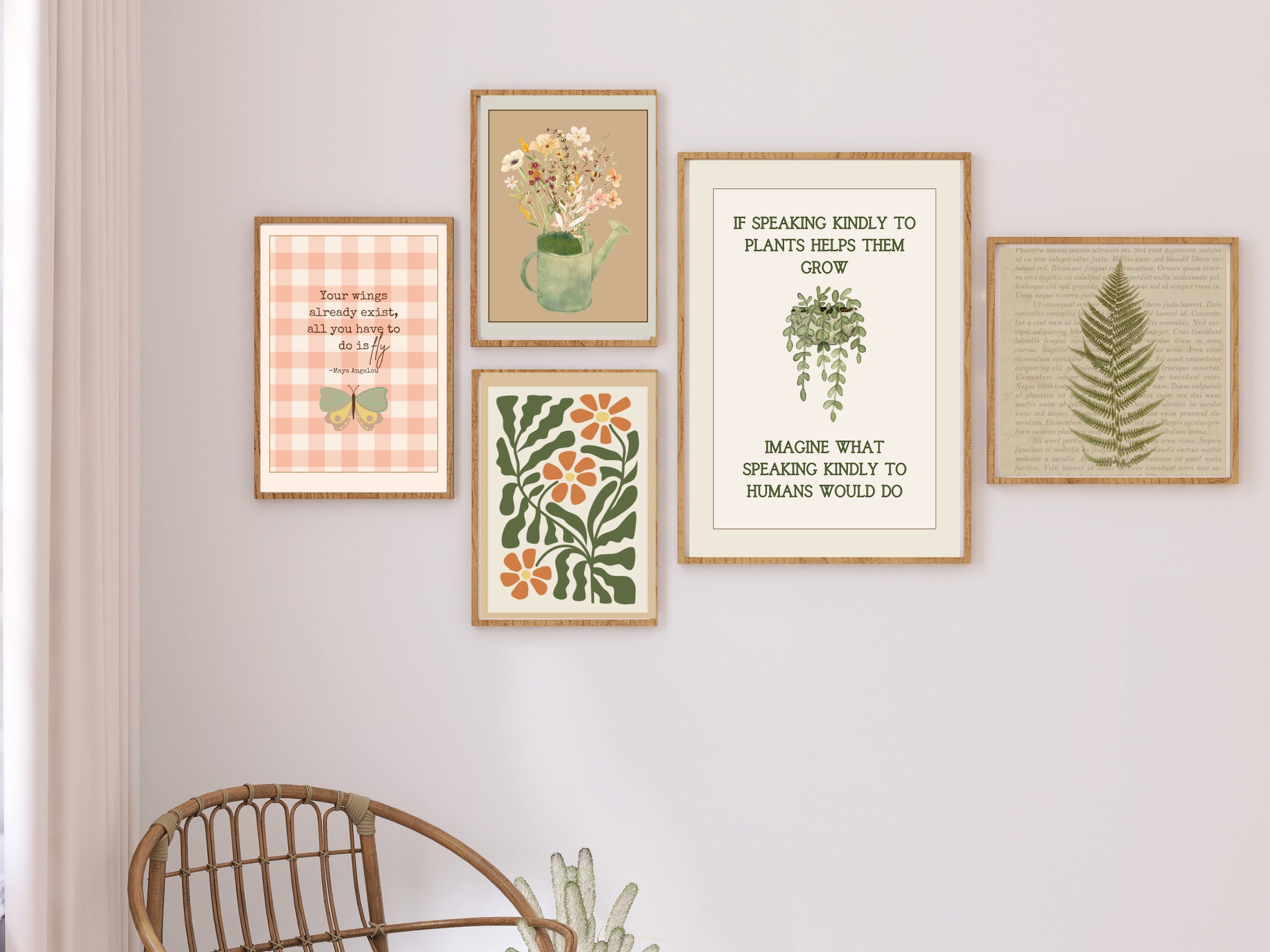 Printable Cottagecore Wall Art - Gallery Wall Set - Cottage Garden ...