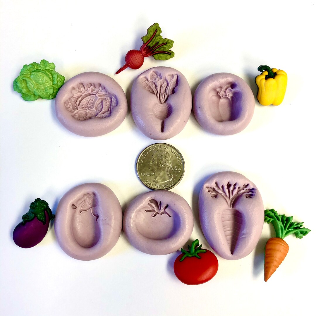 Various Vegetables Silicone Molds - Etsy