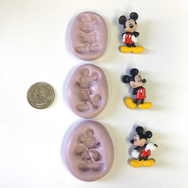 Mickey Mouse Silicone Molds - Etsy