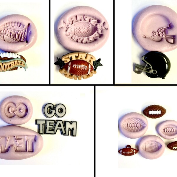 Football Team Molds - Etsy