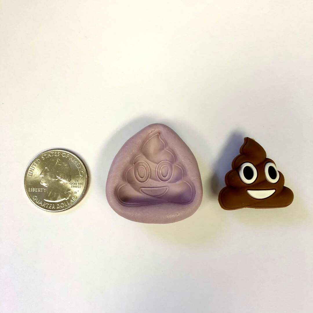 Happy Poop Emoji Silicone Mold - Etsy