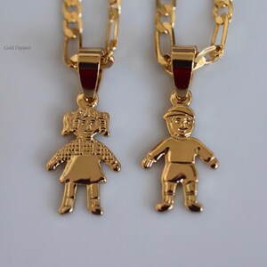 Gold Plated Children Necklace Featuring 1 to 4 Children - Etsy