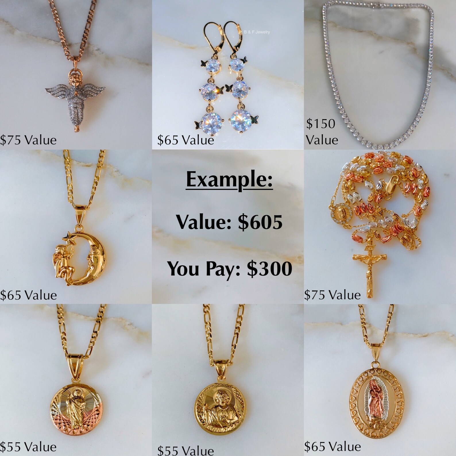 Mystery Packages of Gold Dipped Jewelry at Half the Price - Etsy