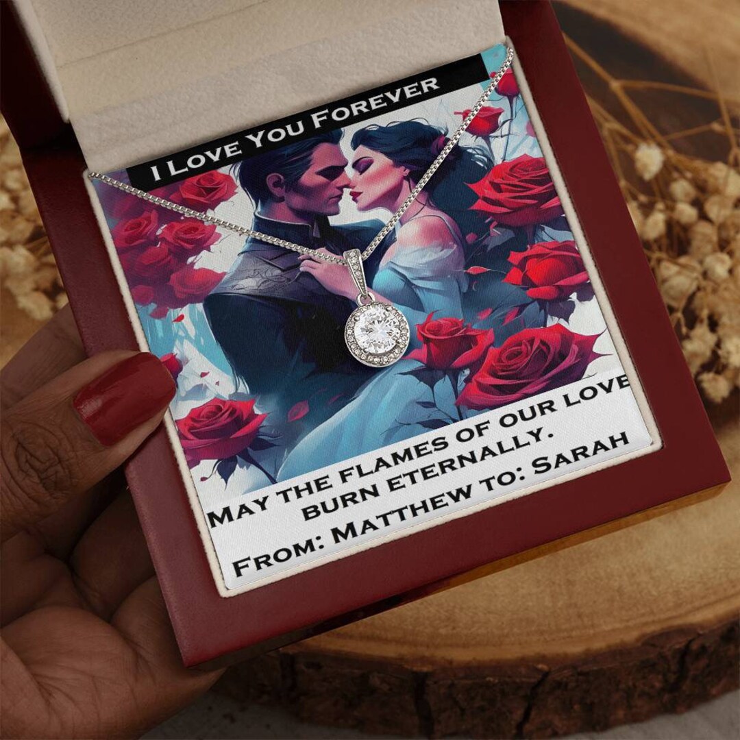 Romantic Vampire Valentine Day Necklace- Romantic Gifts I Romantic ...