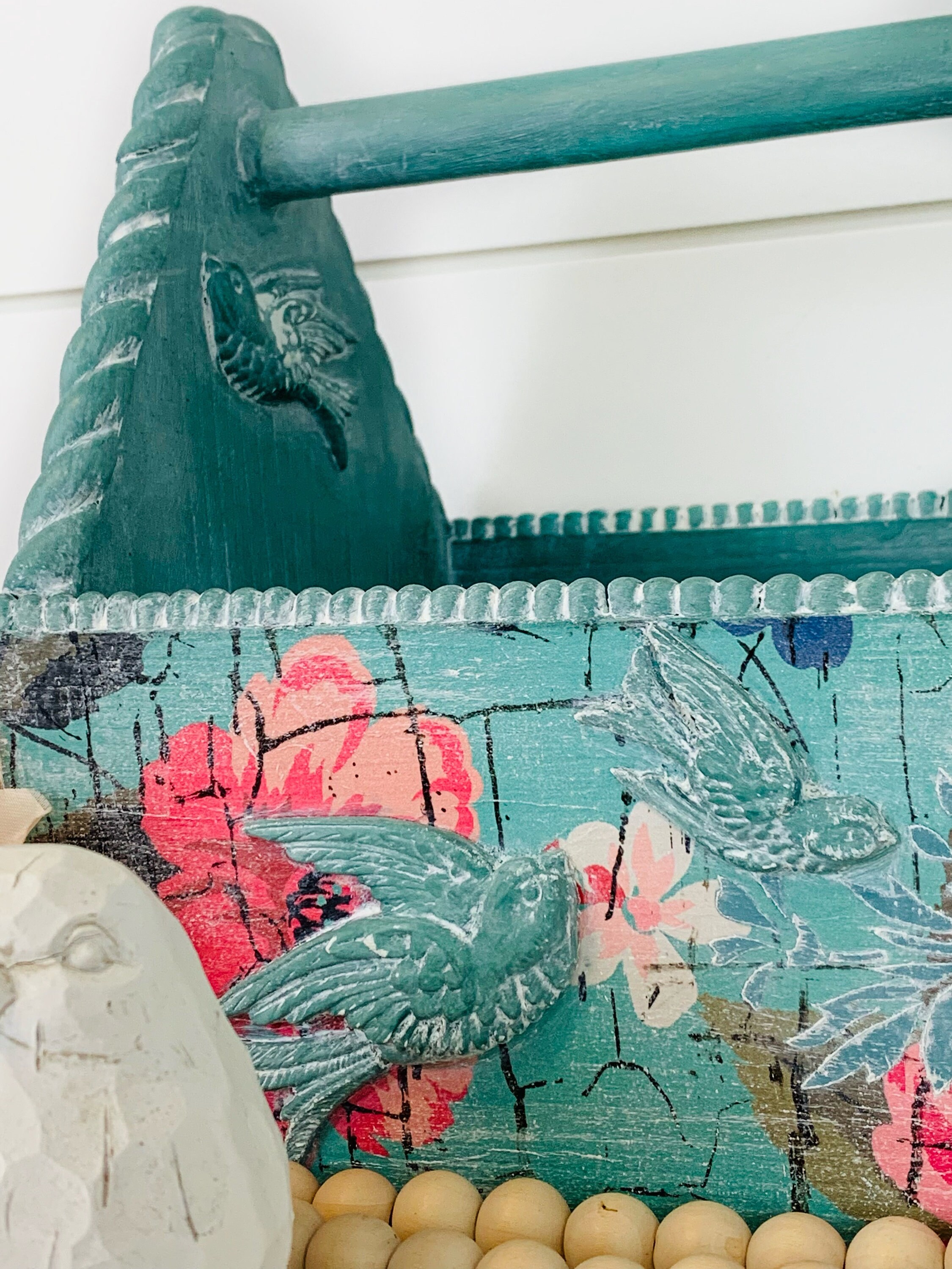 Hand Painted Garden Box. Decorative Planter. Craft Art - Etsy